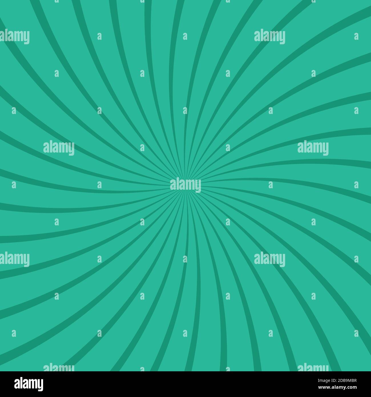 Panoramic green comic zoom with lines - Vector illustration Stock ...