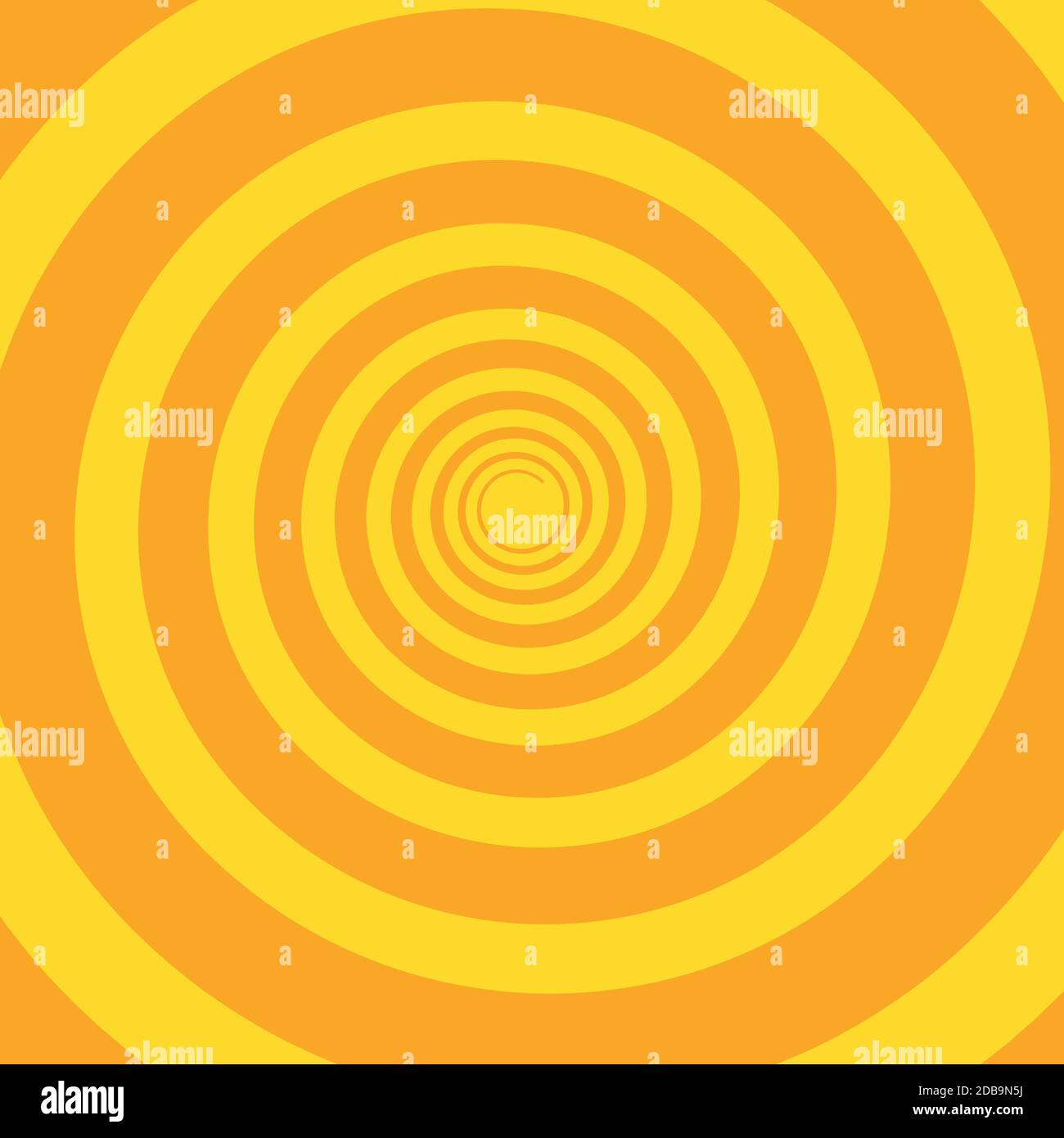 Panoramic yellow comic zoom with lines - Vector illustration Stock ...