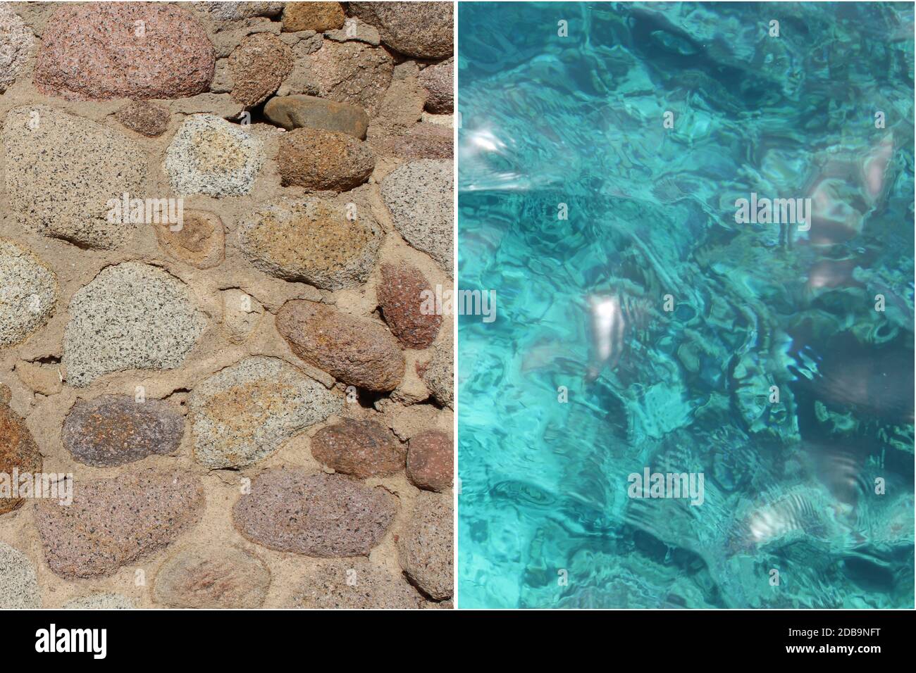 Beautiful textures, water and stone Stock Photo - Alamy