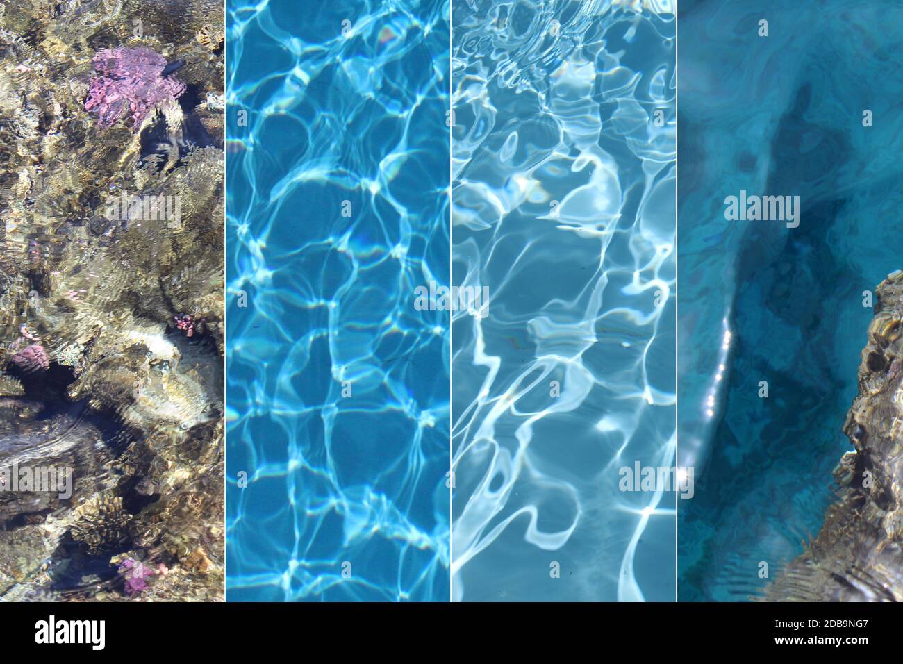 Beautiful textures of nature. Water highlights Stock Photo - Alamy