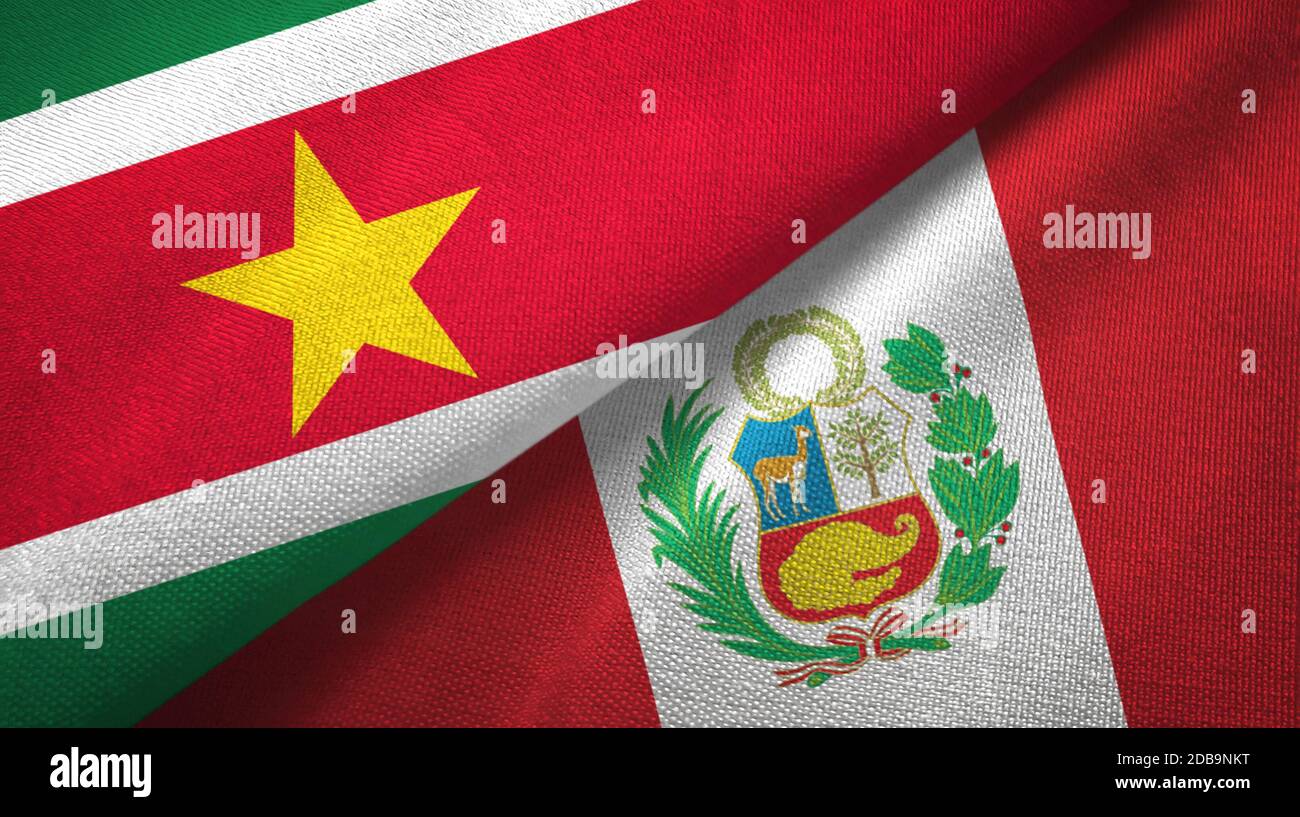 Peru suriname flag hi-res stock photography and images - Alamy
