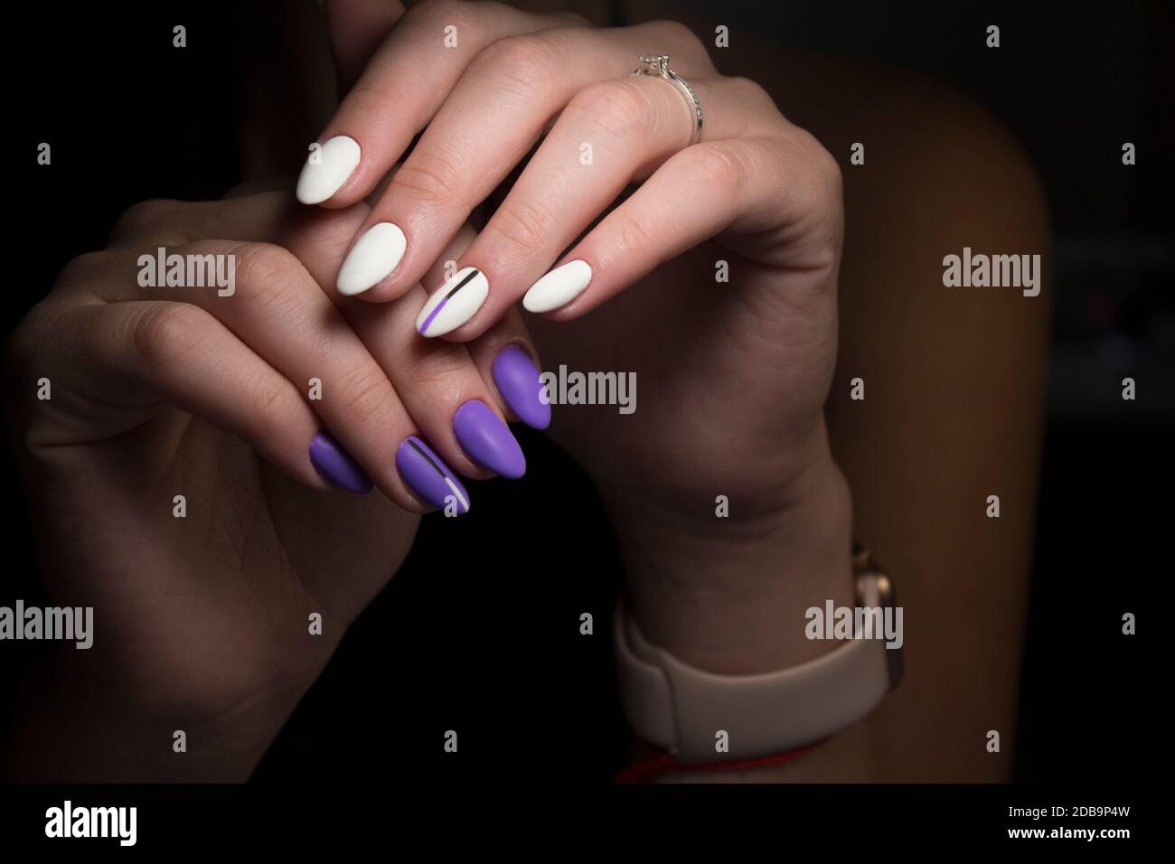 Beautiful Female Hands. Beautiful hand with perfect nail Stock Photo ...