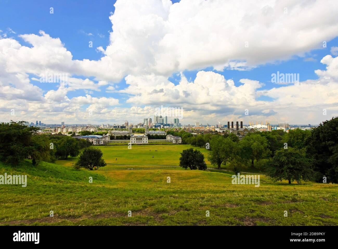 Greenwich panorama queen house hi-res stock photography and images - Alamy
