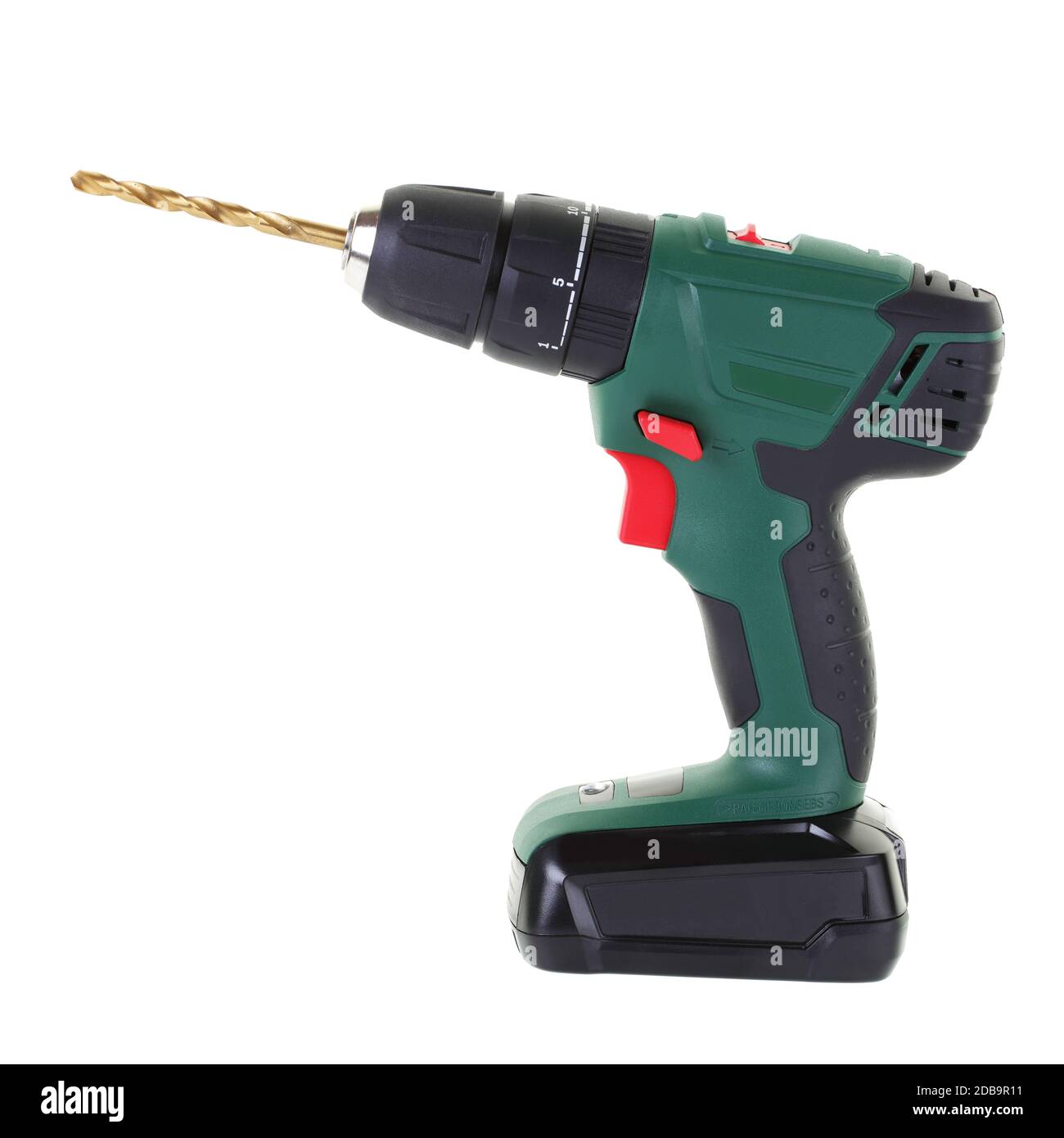 A side view of battery operated hand drill Stock Photo - Alamy
