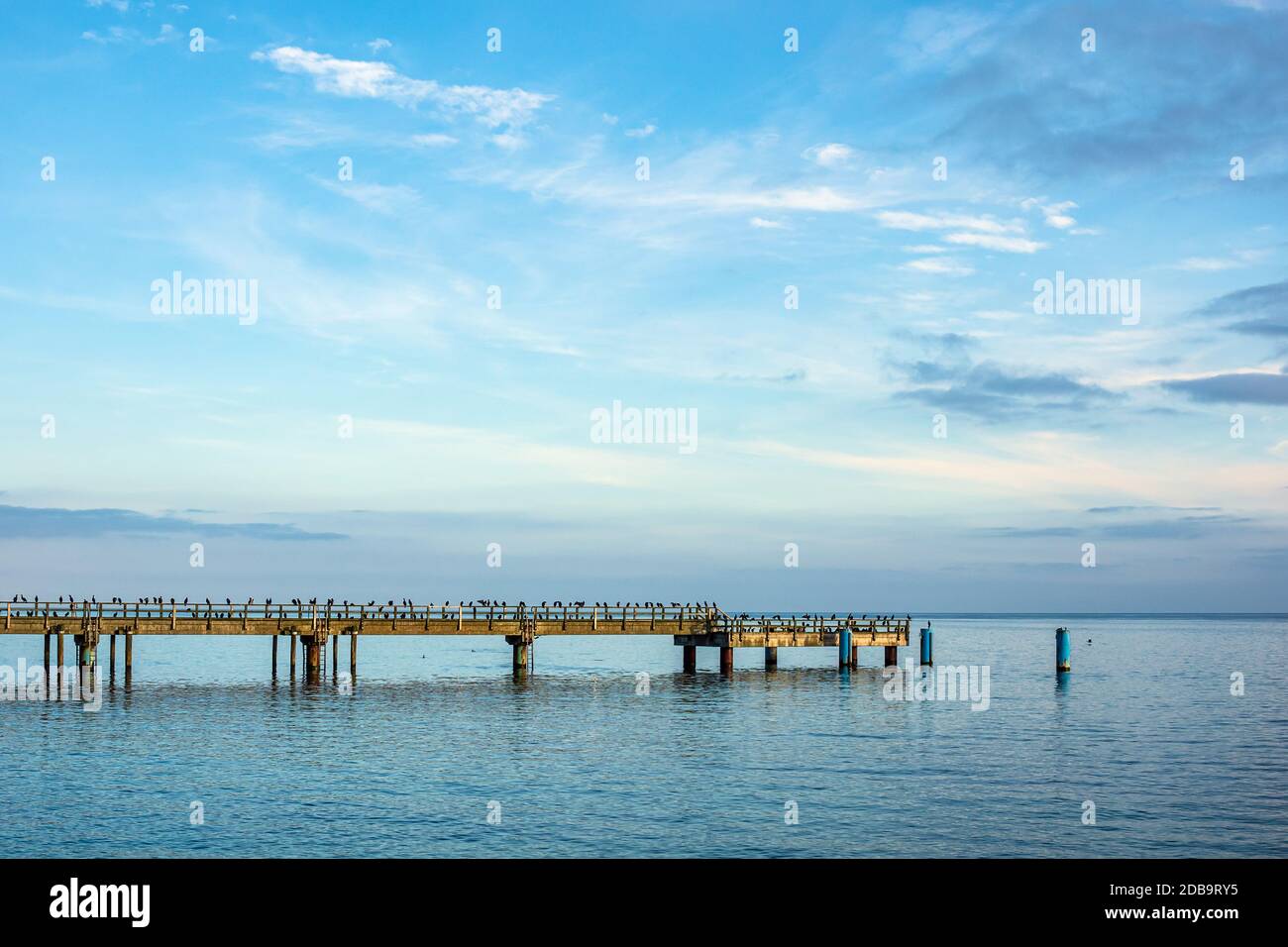 Pier in Sassnitz on the island Ruegen, Germany Stock Photo - Alamy