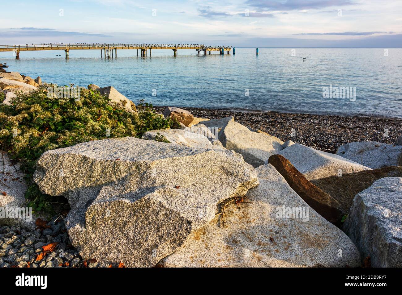 Pier in Sassnitz on the island Ruegen, Germany Stock Photo - Alamy