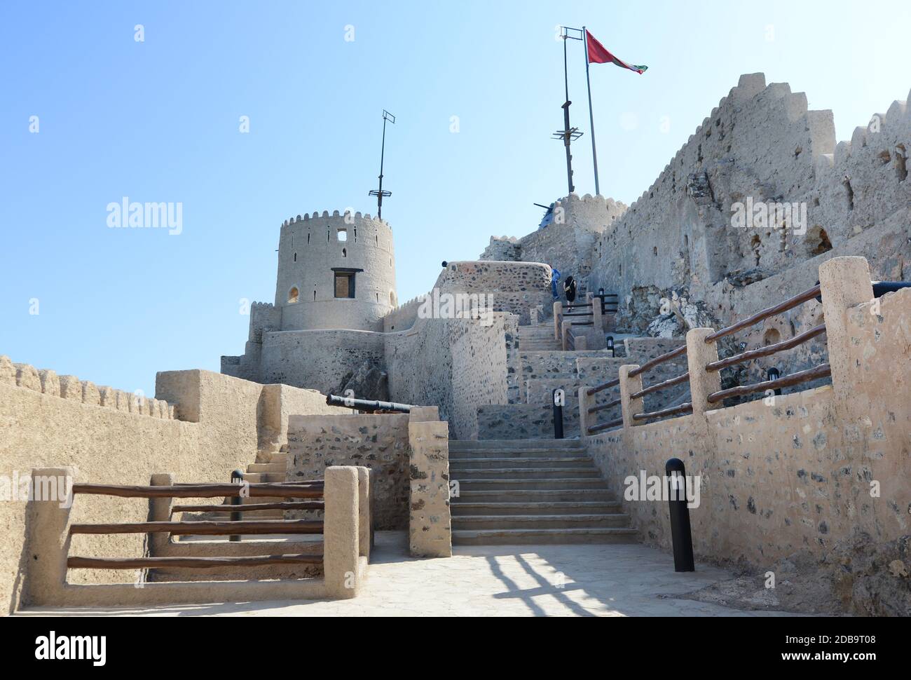 The Mutrah fort near Muscat, Oman Stock Photo - Alamy