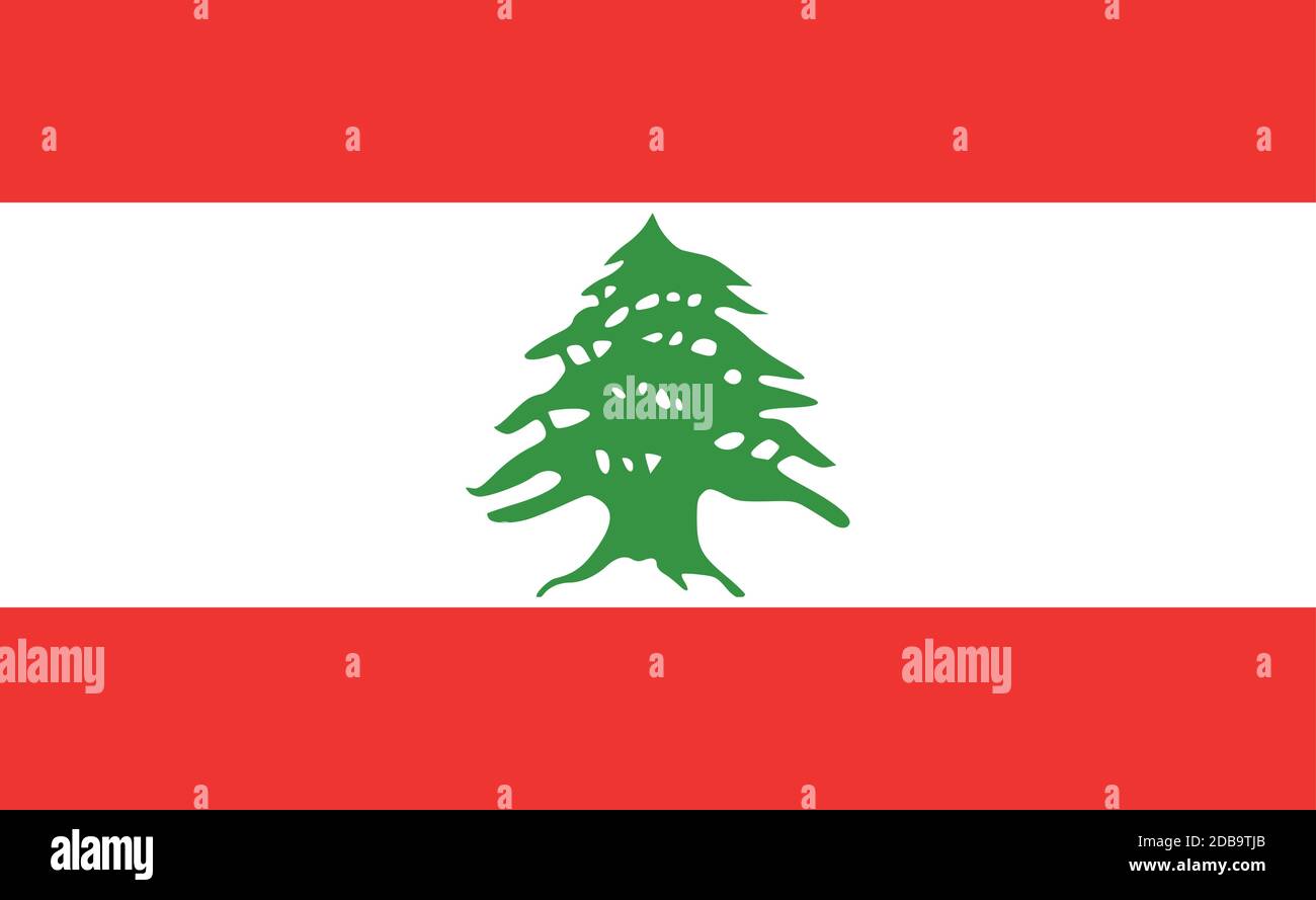 Lebanon Lebanese National Flag Painting High Resolution Stock ...