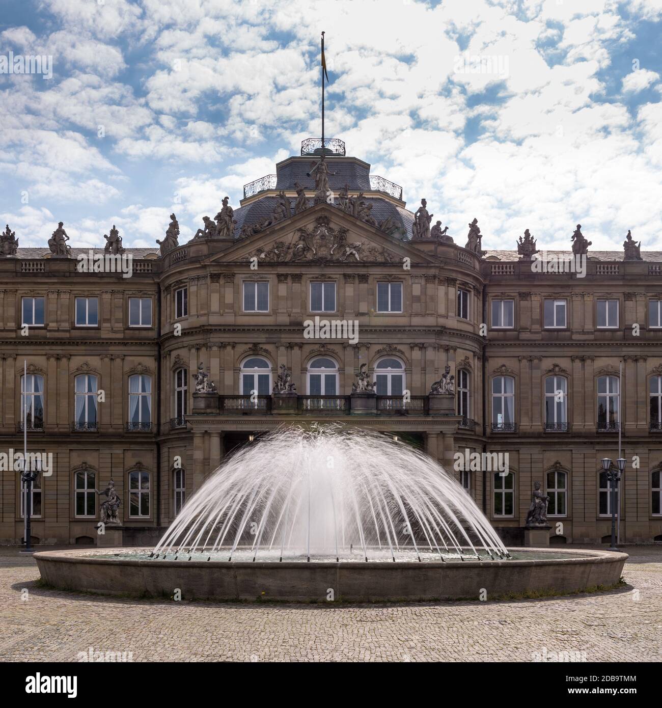 Entrance of new palace in Stuttgart Stock Photo - Alamy