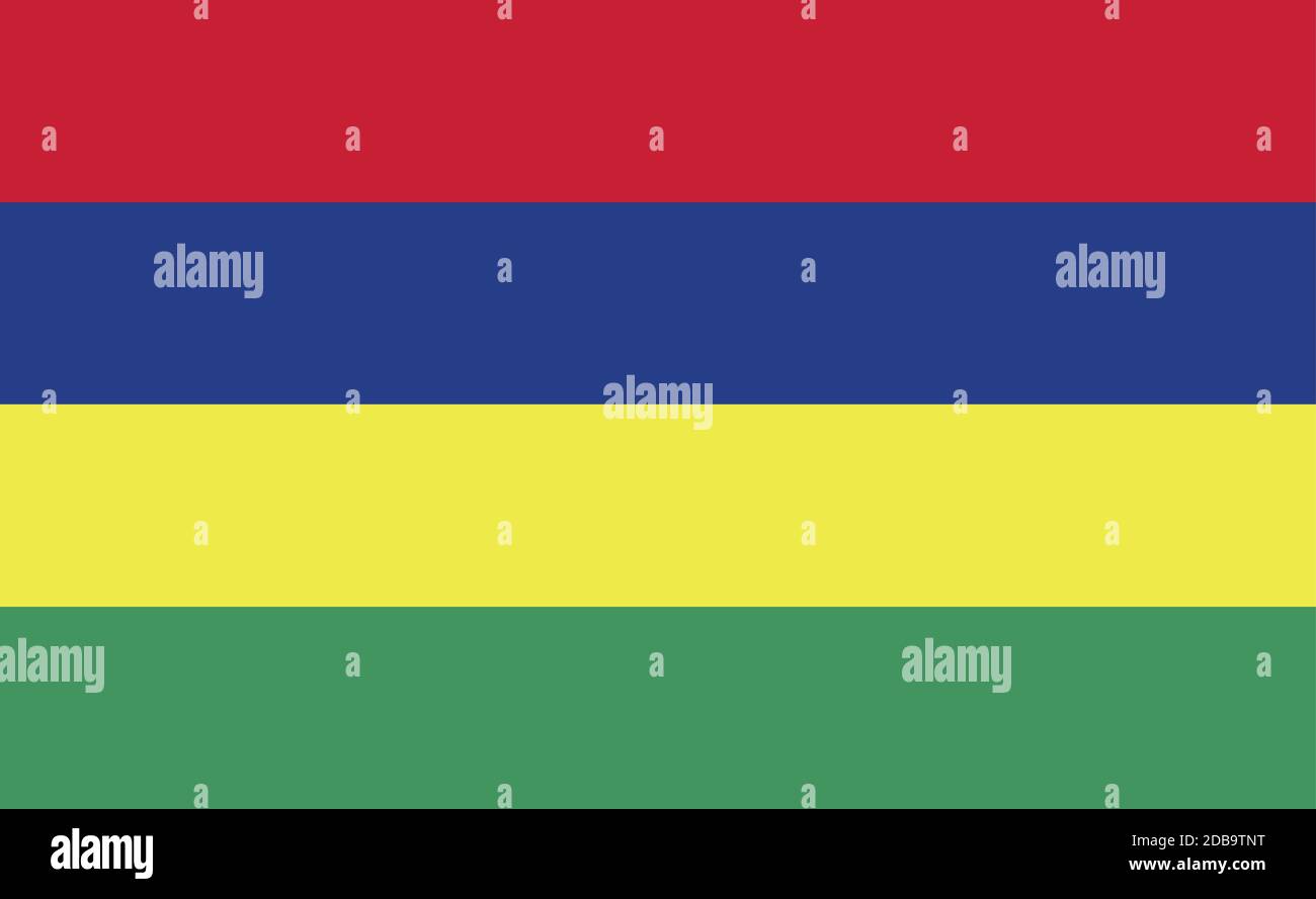 Mauritius colors Stock Vector Images - Alamy