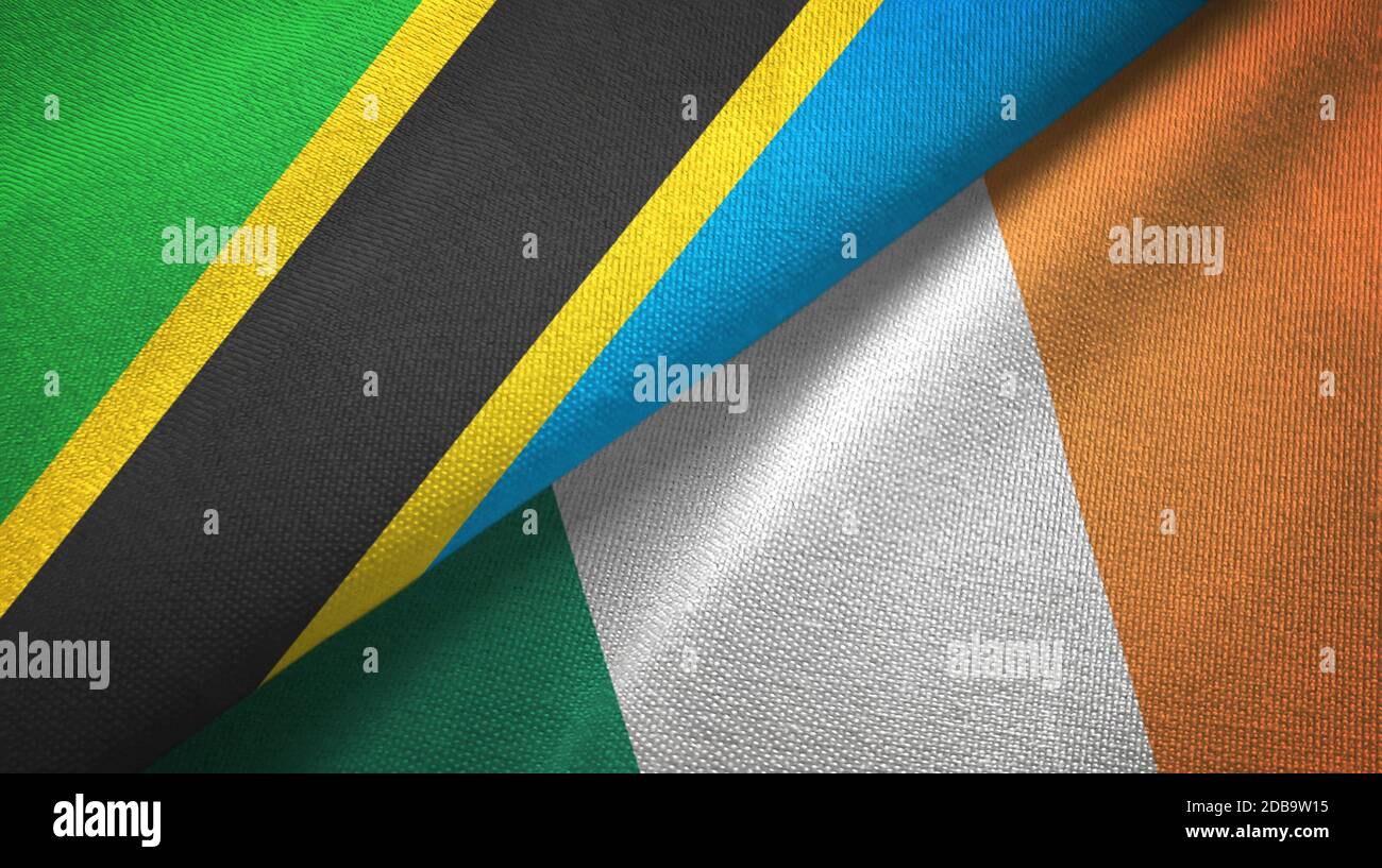 Ireland tanzania flag hi-res stock photography and images - Alamy