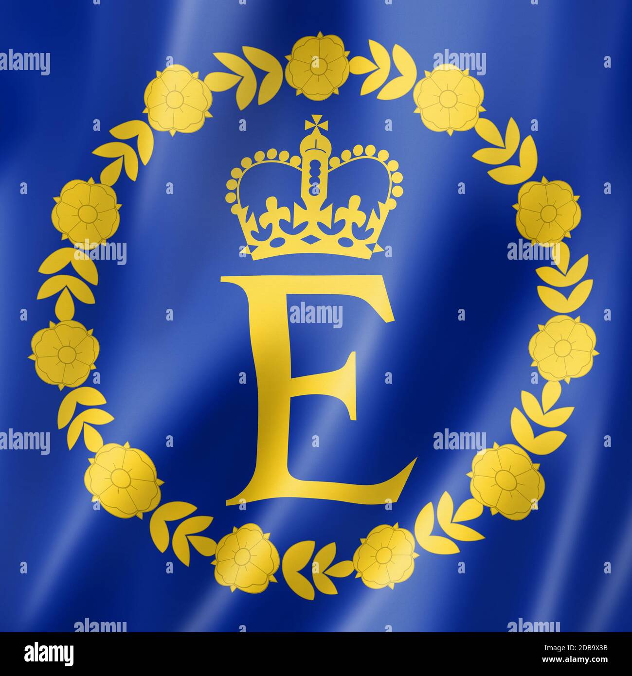 Queen elizabeth royal insignia uk hi-res stock photography and images ...