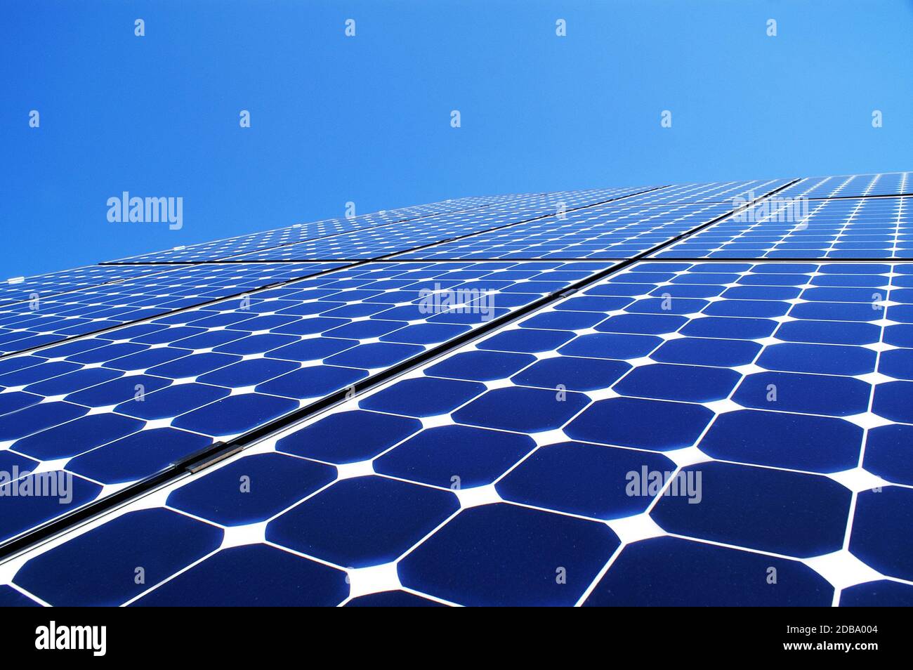 Solar panels on with a blue photocell, replacing old sources of ...