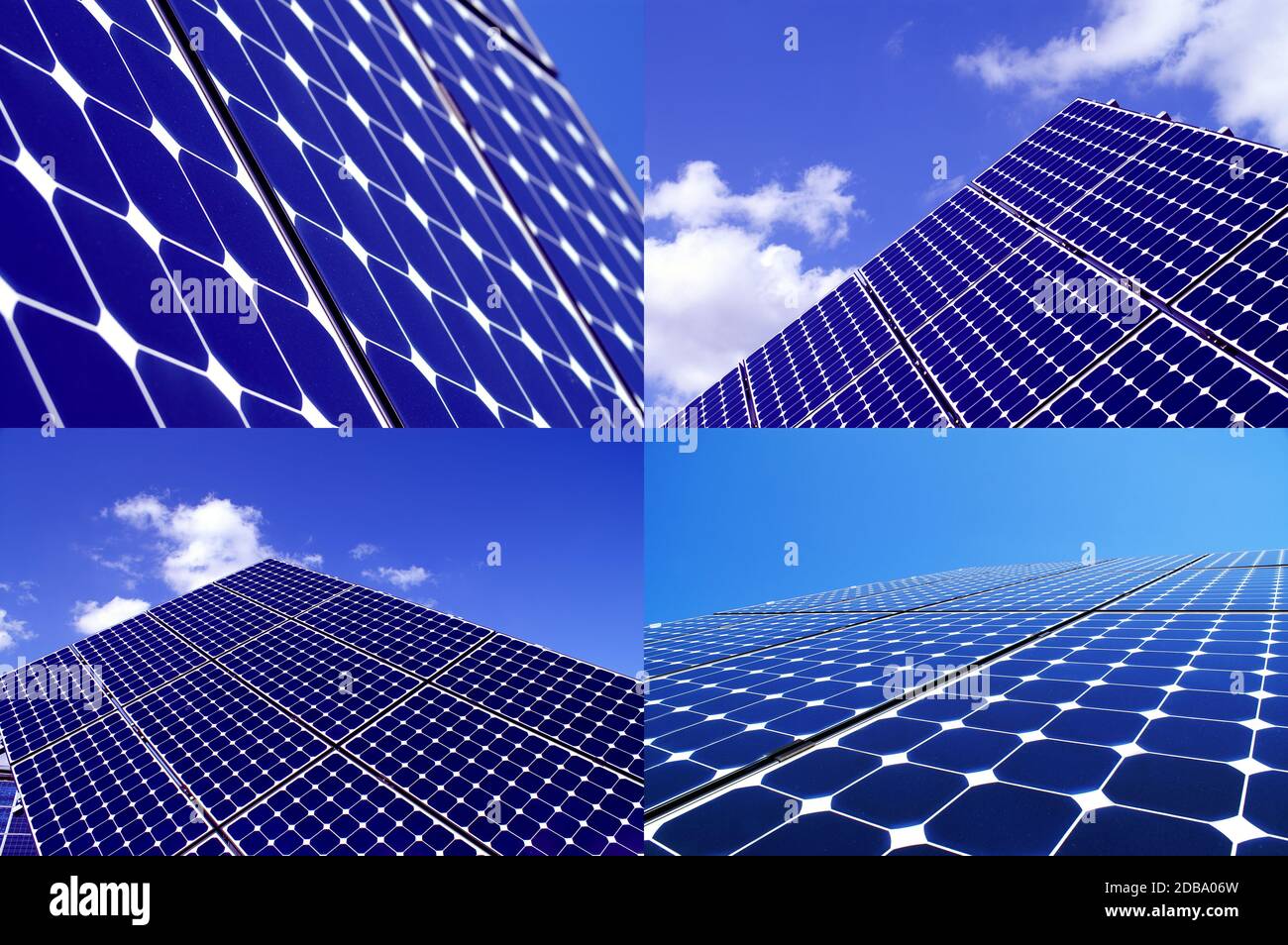 Solar panels on with a blue photocell, replacing old sources of ...