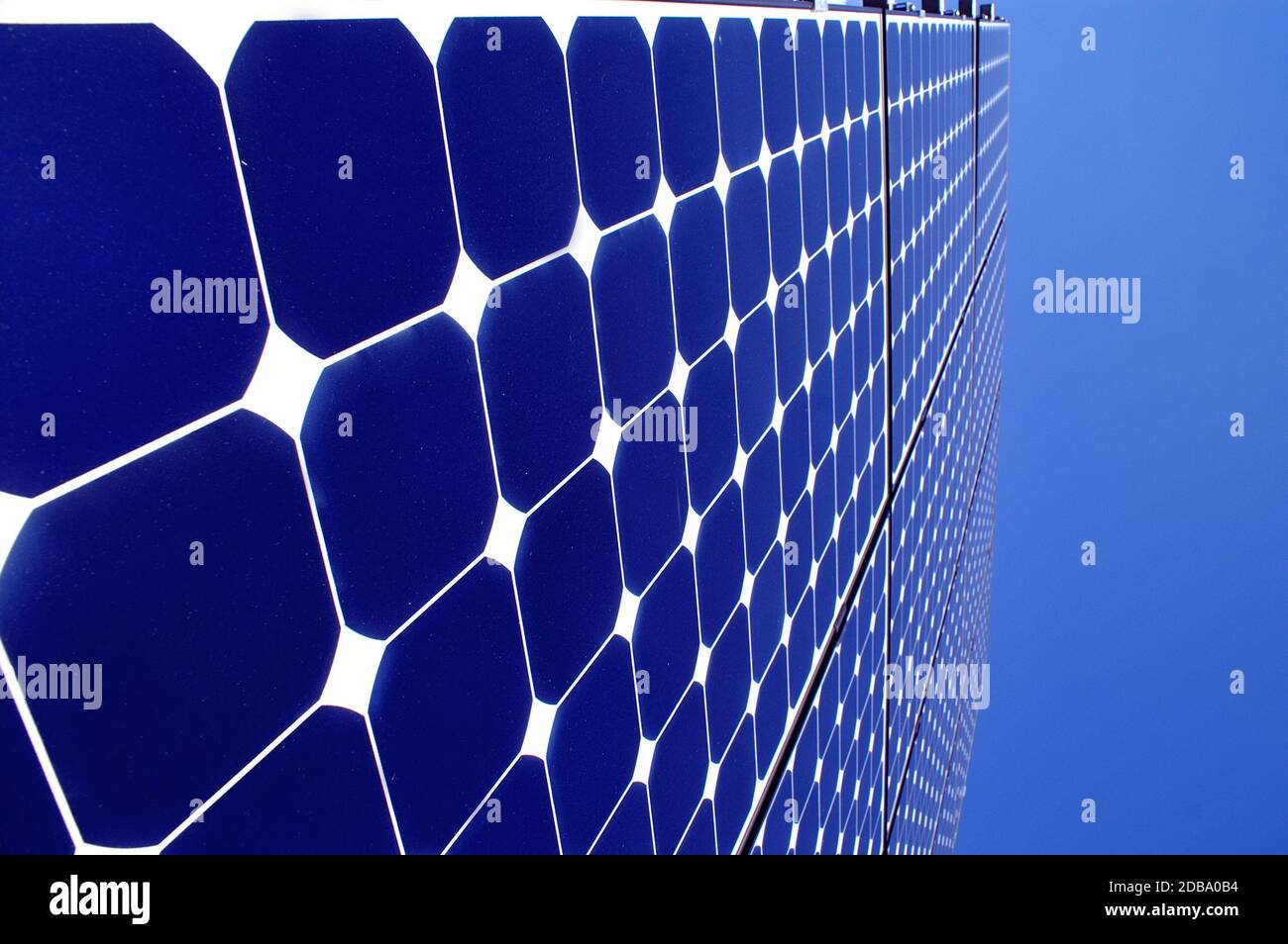 Solar panels on with a blue photocell, replacing old sources of ...