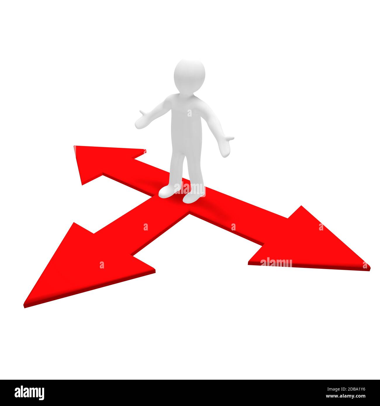 3d little man sign hi-res stock photography and images - Alamy