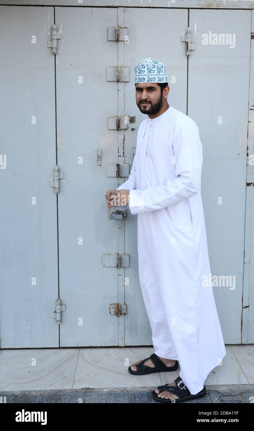 An Omani man in Mutrah, Oman Stock Photo - Alamy