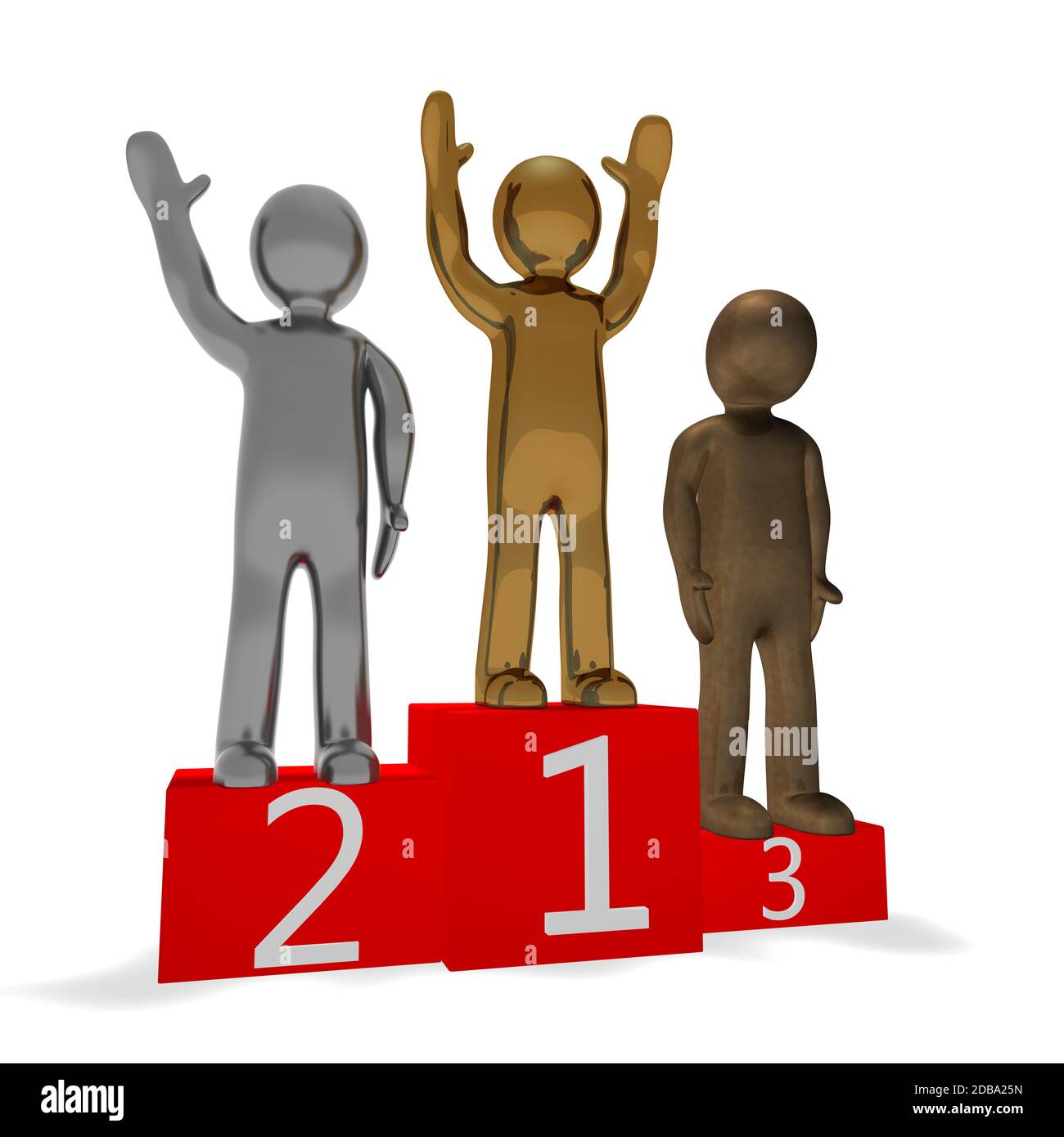 Man standing on podium Cut Out Stock Images & Pictures - Alamy