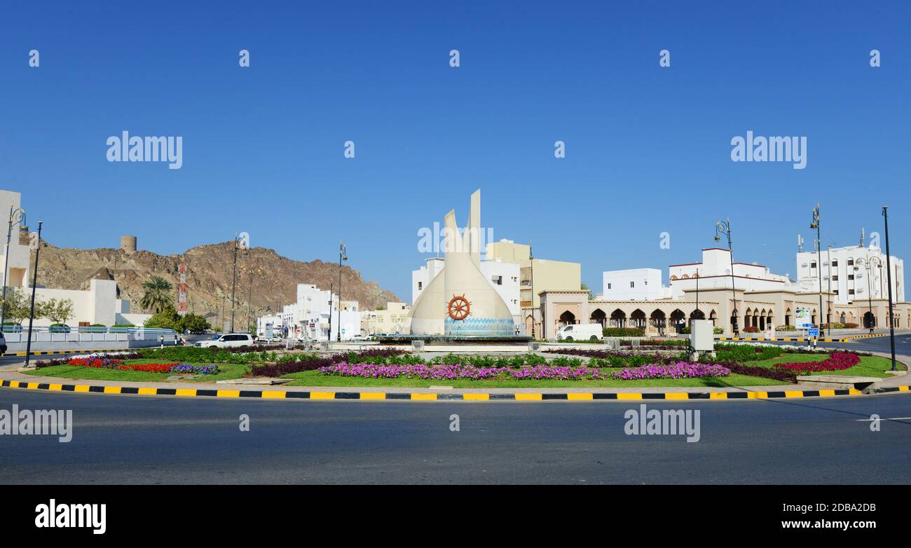 Oman muscat roundabout hi-res stock photography and images - Alamy