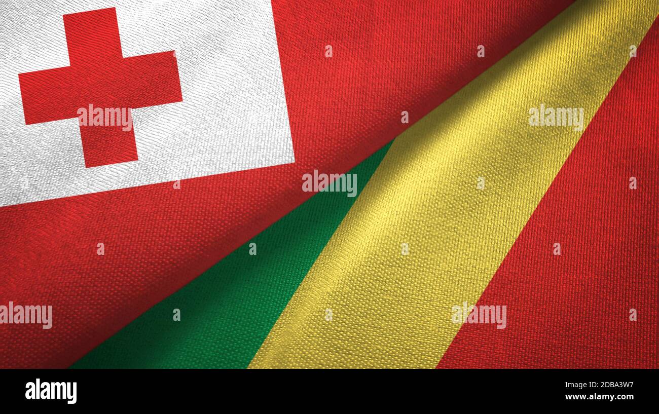 Congo tonga flag hi-res stock photography and images - Alamy