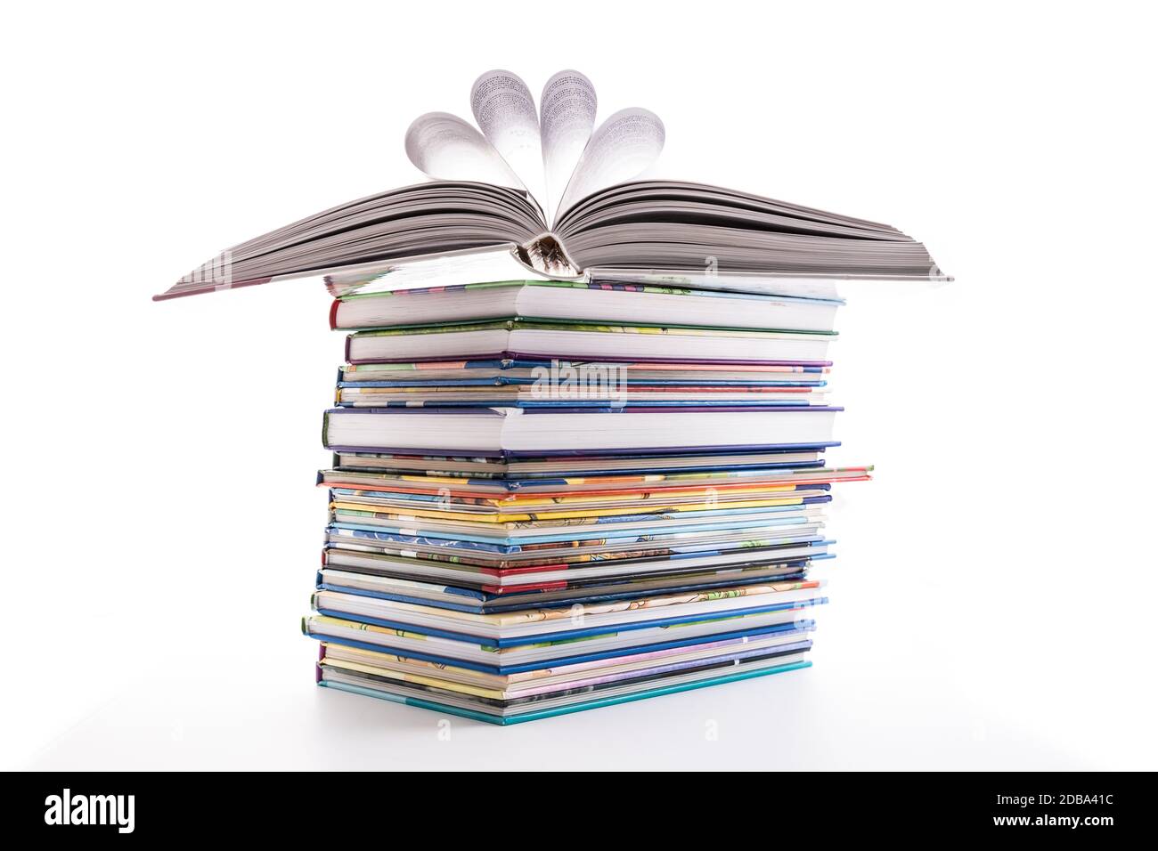Children's books stack hi-res stock photography and images - Alamy