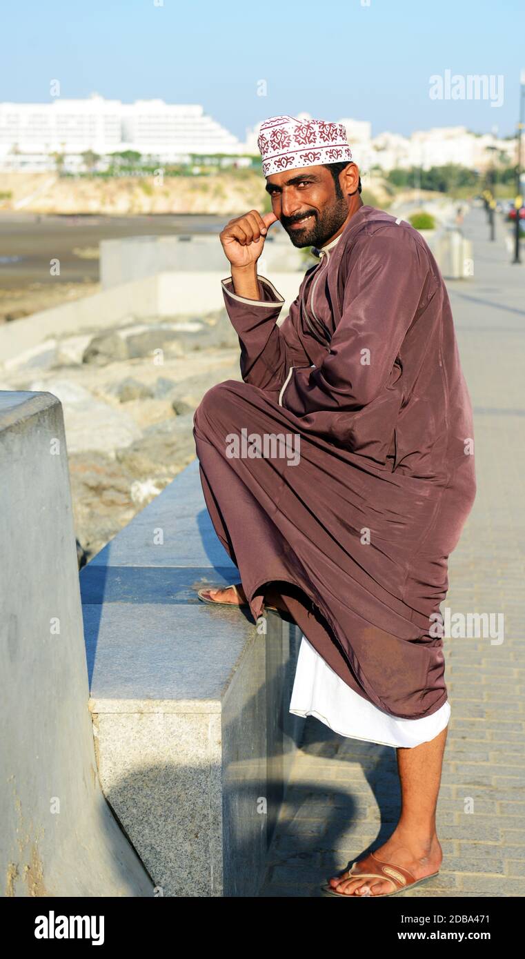 An Omani man in Muscat, Oman Stock Photo - Alamy