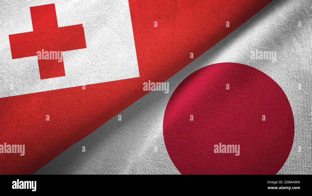 Japan tonga flag hi-res stock photography and images - Alamy