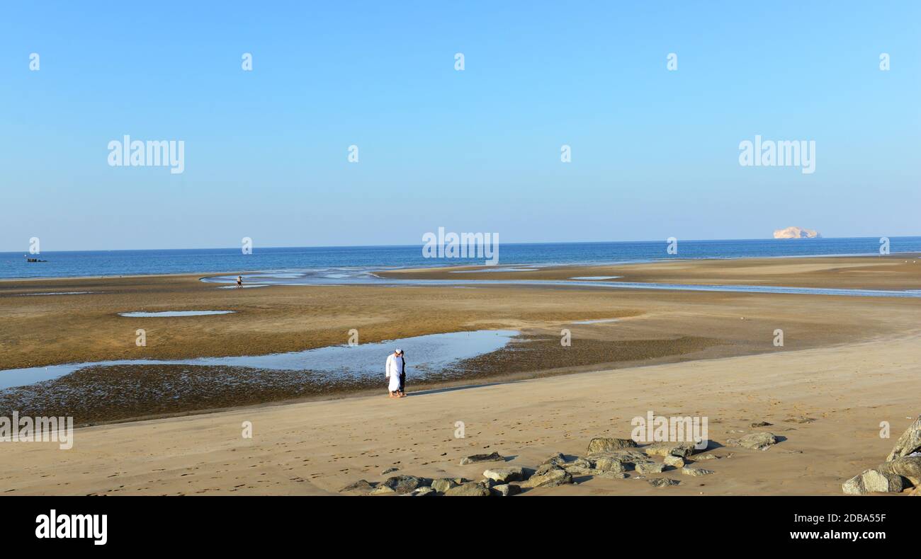 Qurum beach in Muscat, Oman Stock Photo - Alamy