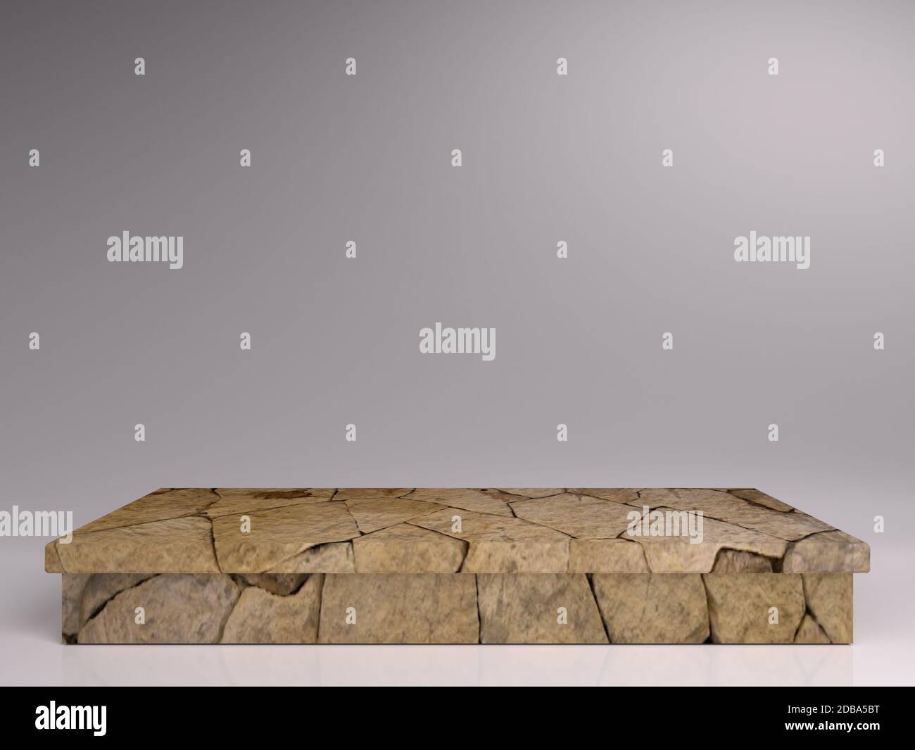 Pedestal Front View minimal podium modern space object clean simple ...