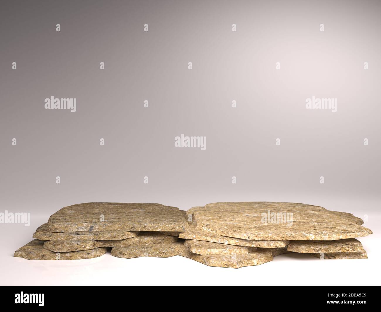 Pedestal Front View minimal podium modern space object clean simple ...