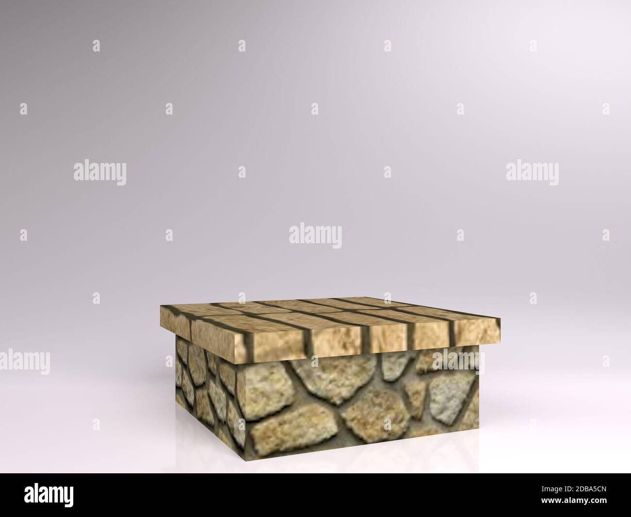 Pedestal Front View minimal podium modern space object clean simple ...