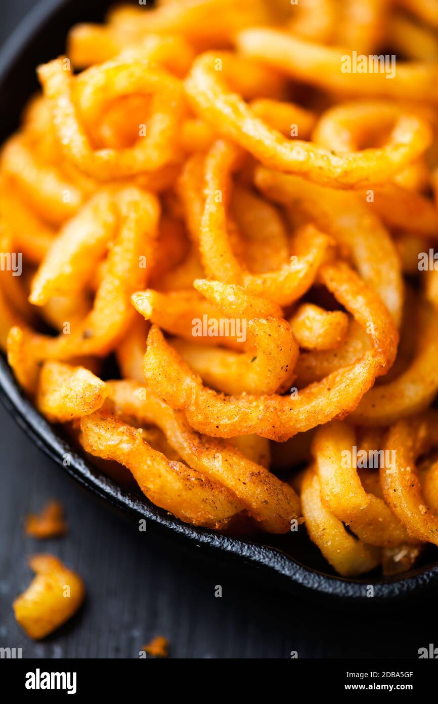 Curly fries hi-res stock photography and images - Alamy