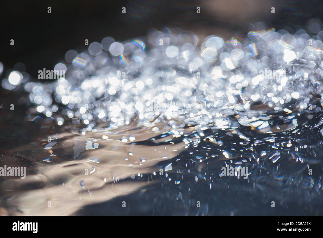 Light draws in the water Stock Photo - Alamy