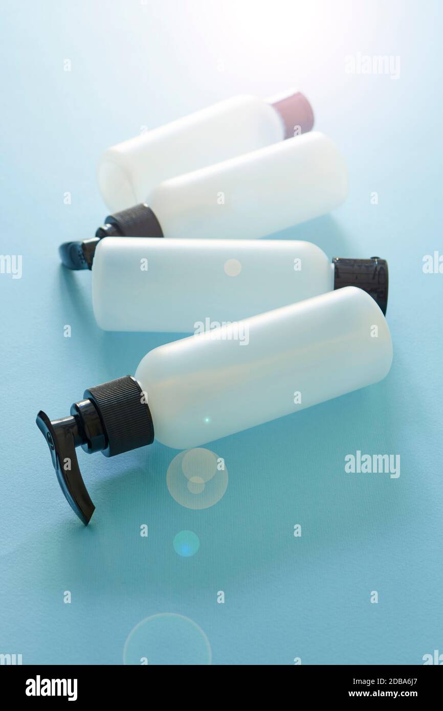 A studio photo of a bathroom travel pack Stock Photo - Alamy