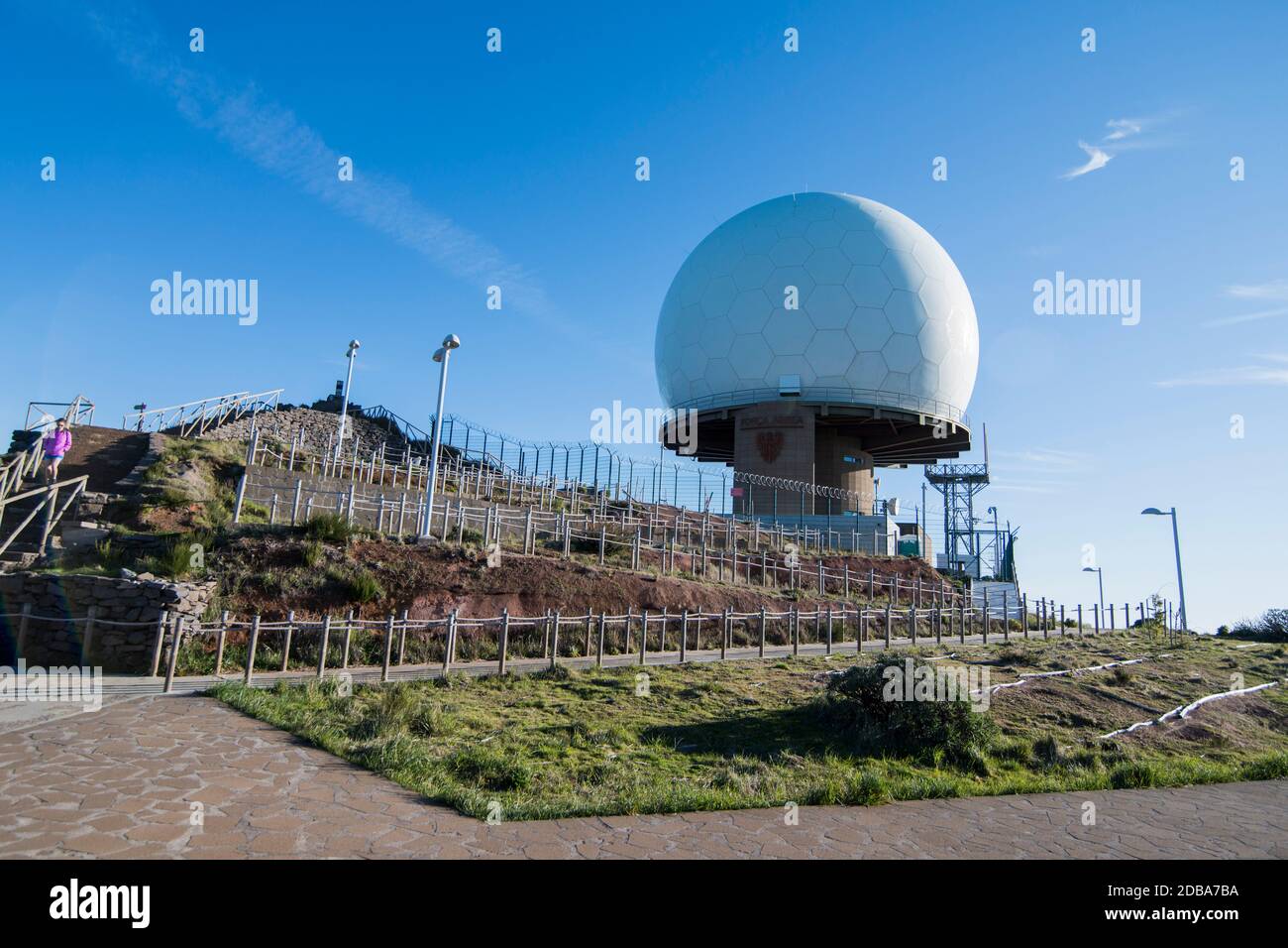 the Nato Radar Station and Observatory on the pico do Arieiro at the ...