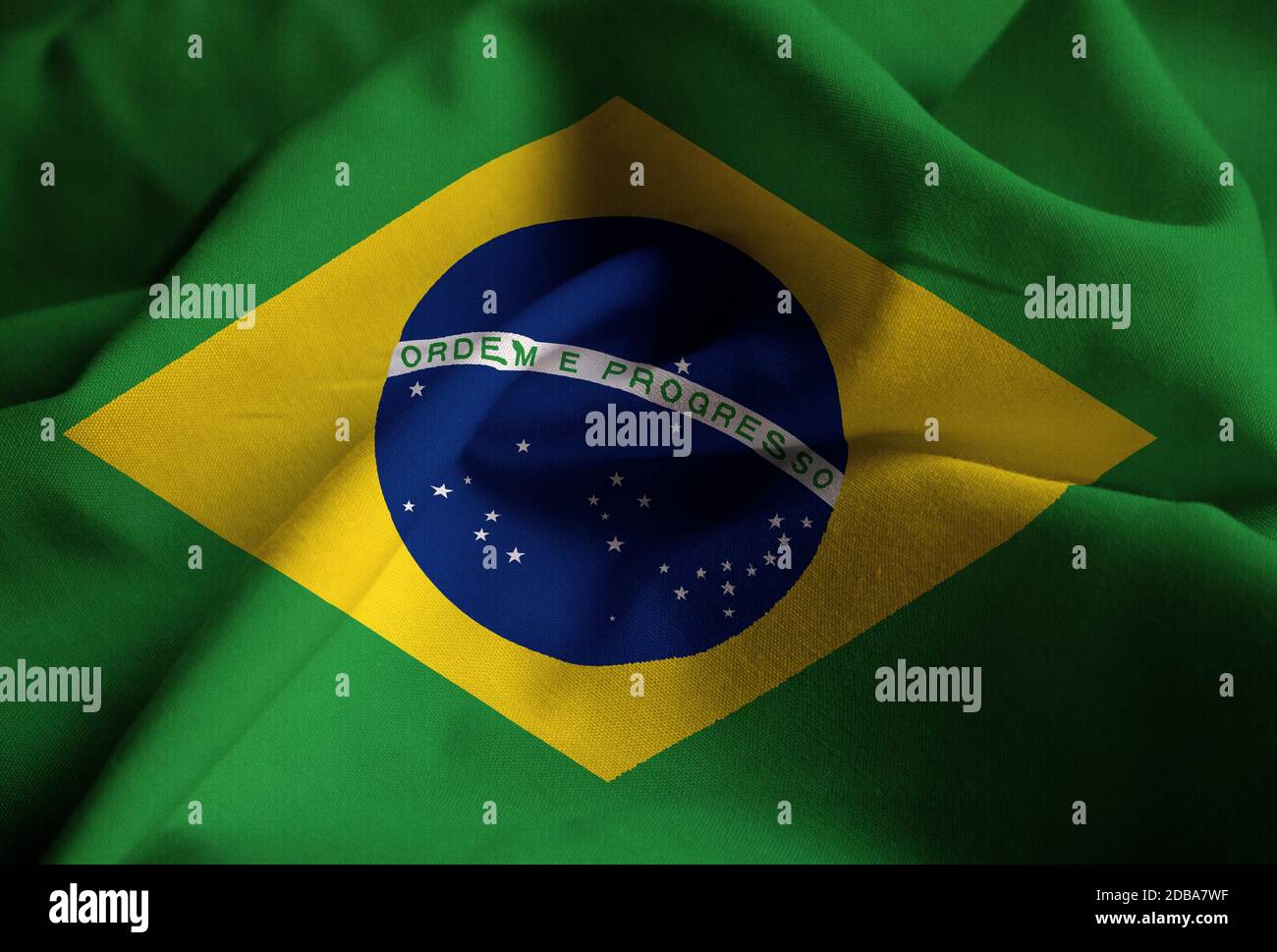 Wavy flag of brazil hi-res stock photography and images - Alamy