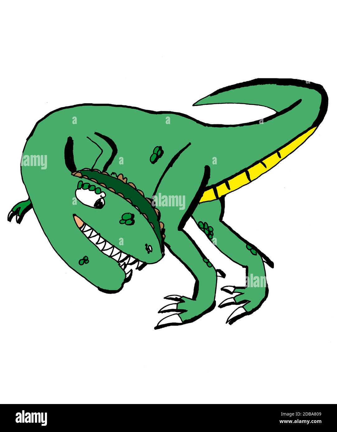 Tyrannosaurus rex illustration hi-res stock photography and images - Alamy