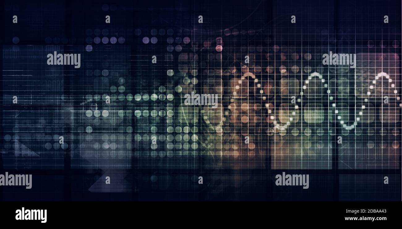 Technology Framework with a System Network Big Data Stock Photo - Alamy