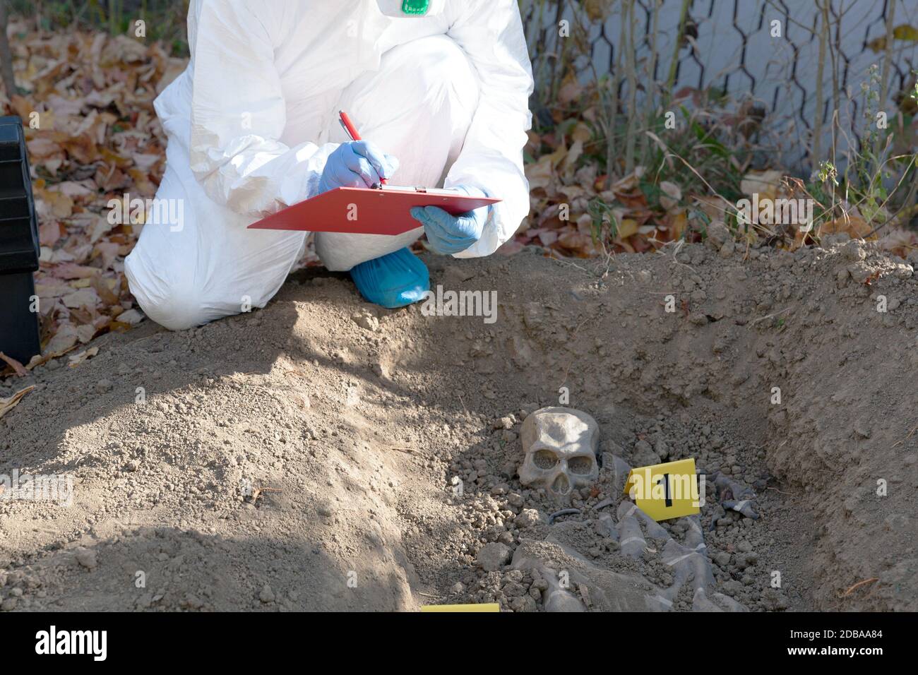 Forensic suit hi-res stock photography and images - Alamy