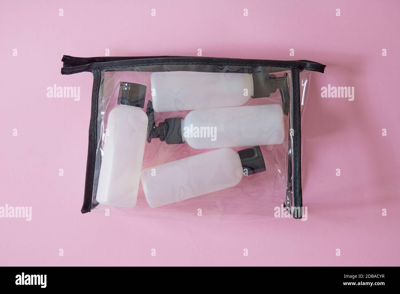 A studio photo of a bathroom travel pack Stock Photo - Alamy