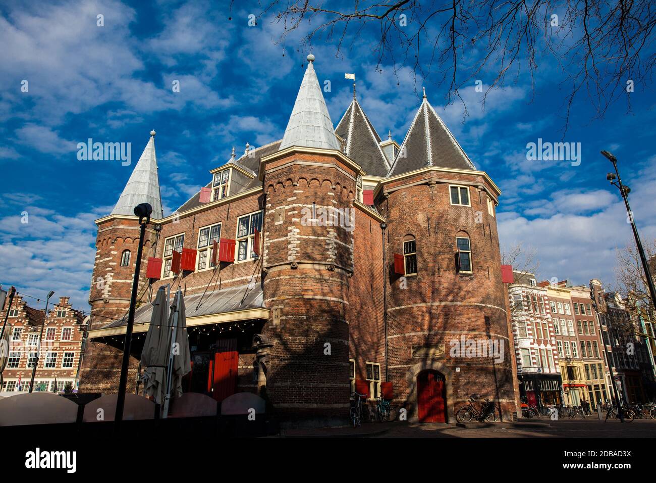 Beautiful 15th-century building located at Nieuwmarkt square in ...