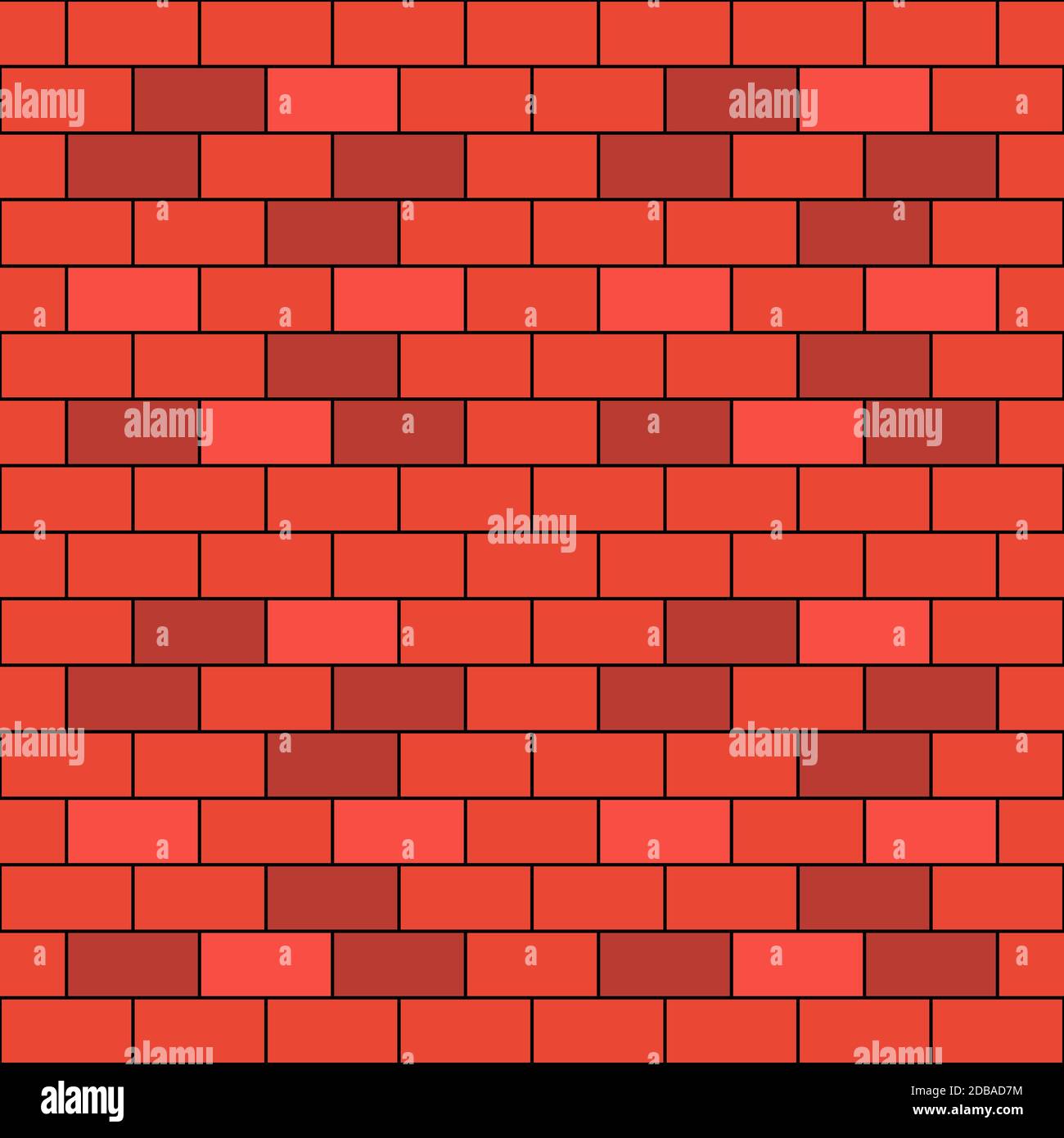 brick wall seamless pattern vector illustration background Stock Vector ...