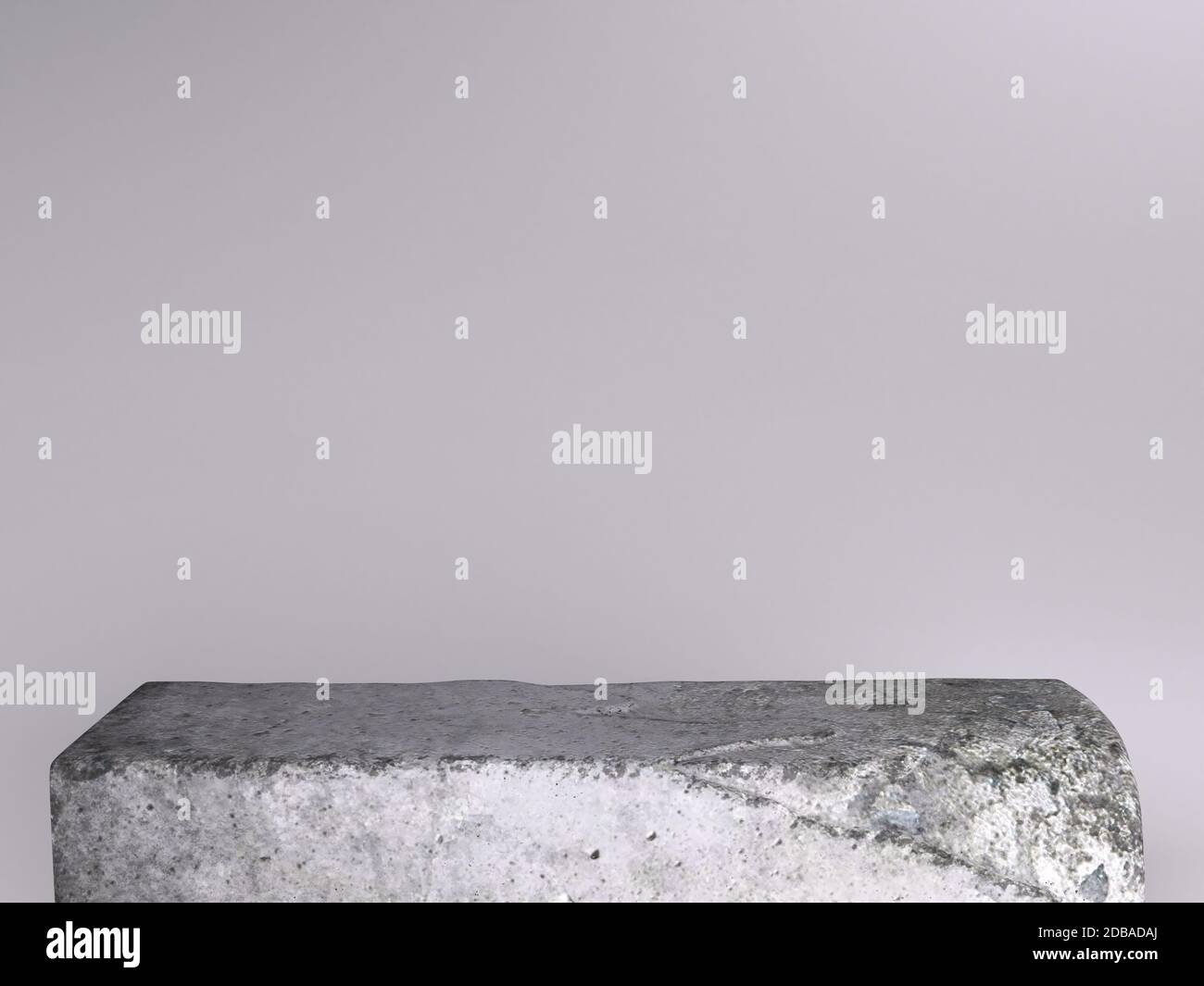 Pedestal Front View minimal podium modern space object clean simple ...