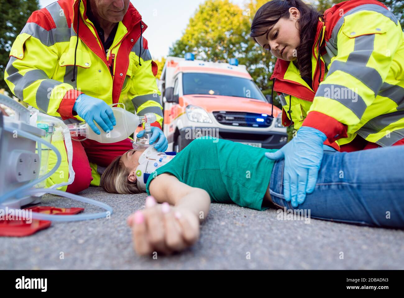 Motorbike accident hi-res stock photography and images - Alamy