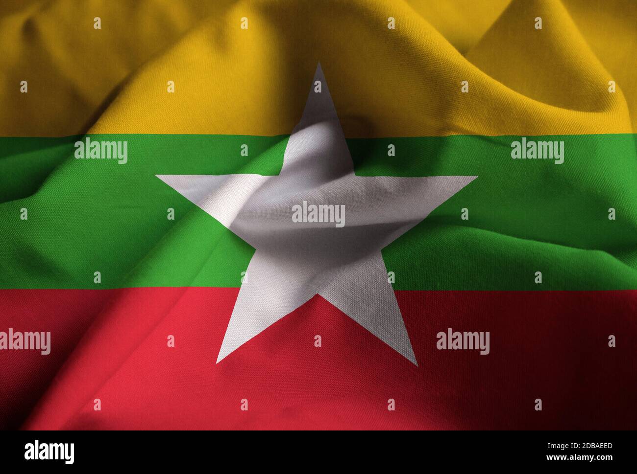 Myanmar map flag hi-res stock photography and images - Alamy