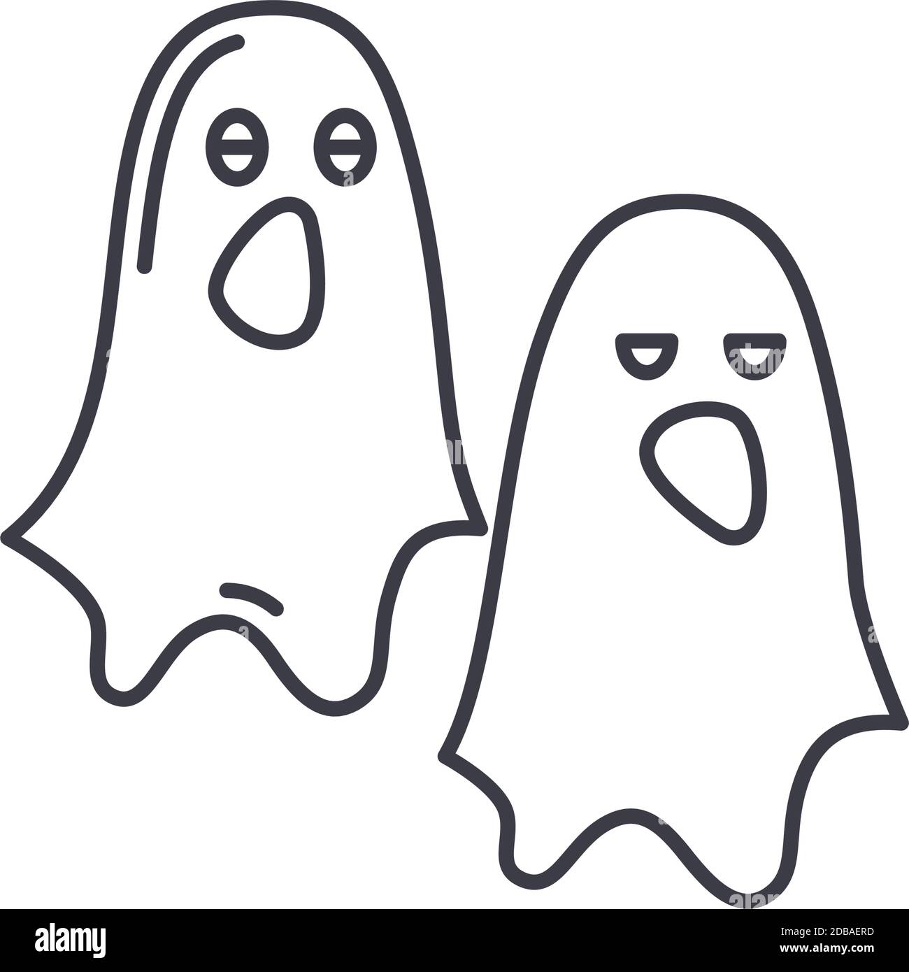 Soul icon, linear isolated illustration, thin line vector, web design ...