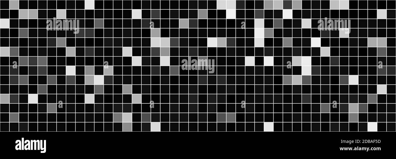 Grayscale abstract square pattern, vector illustration Stock Photo - Alamy