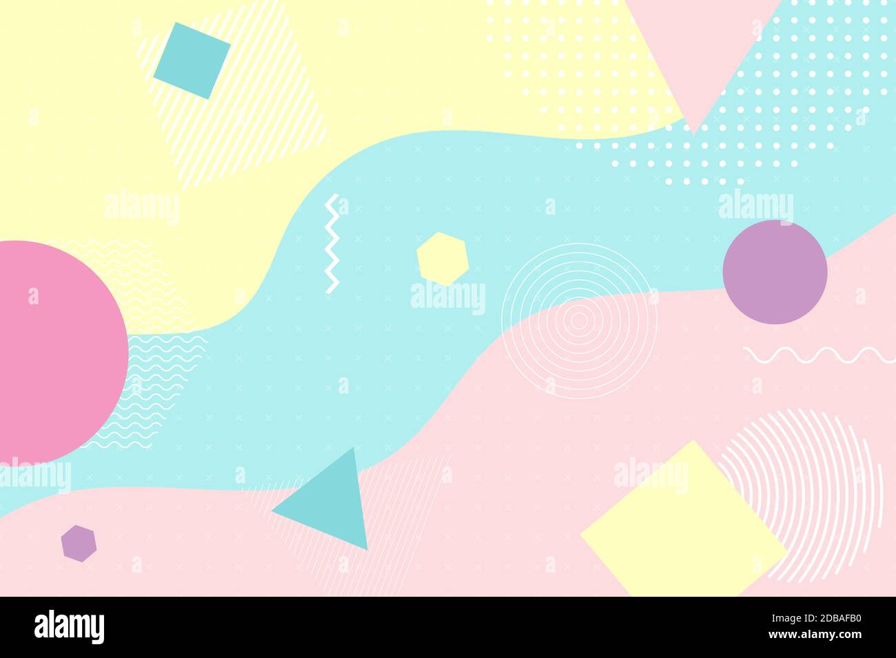 Colorful abstract background using minimal geometry as an element Stock ...