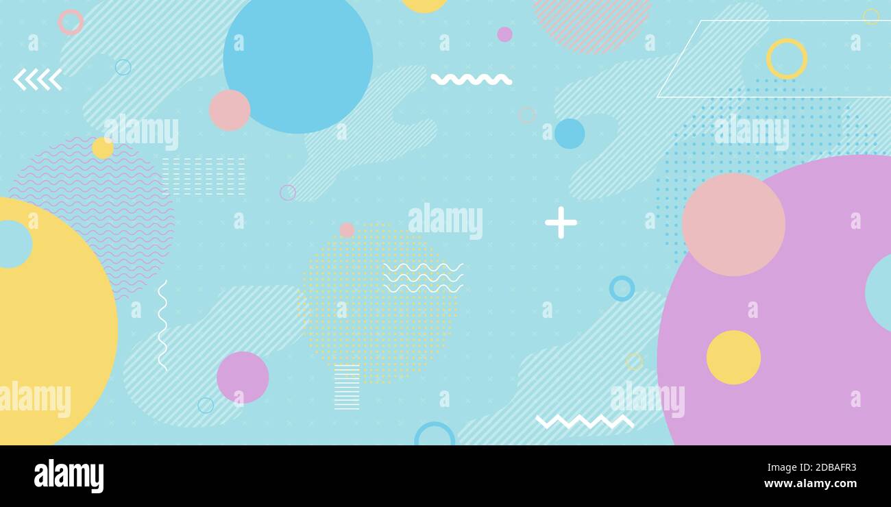 Colorful abstract background using minimal geometry as an element Stock ...