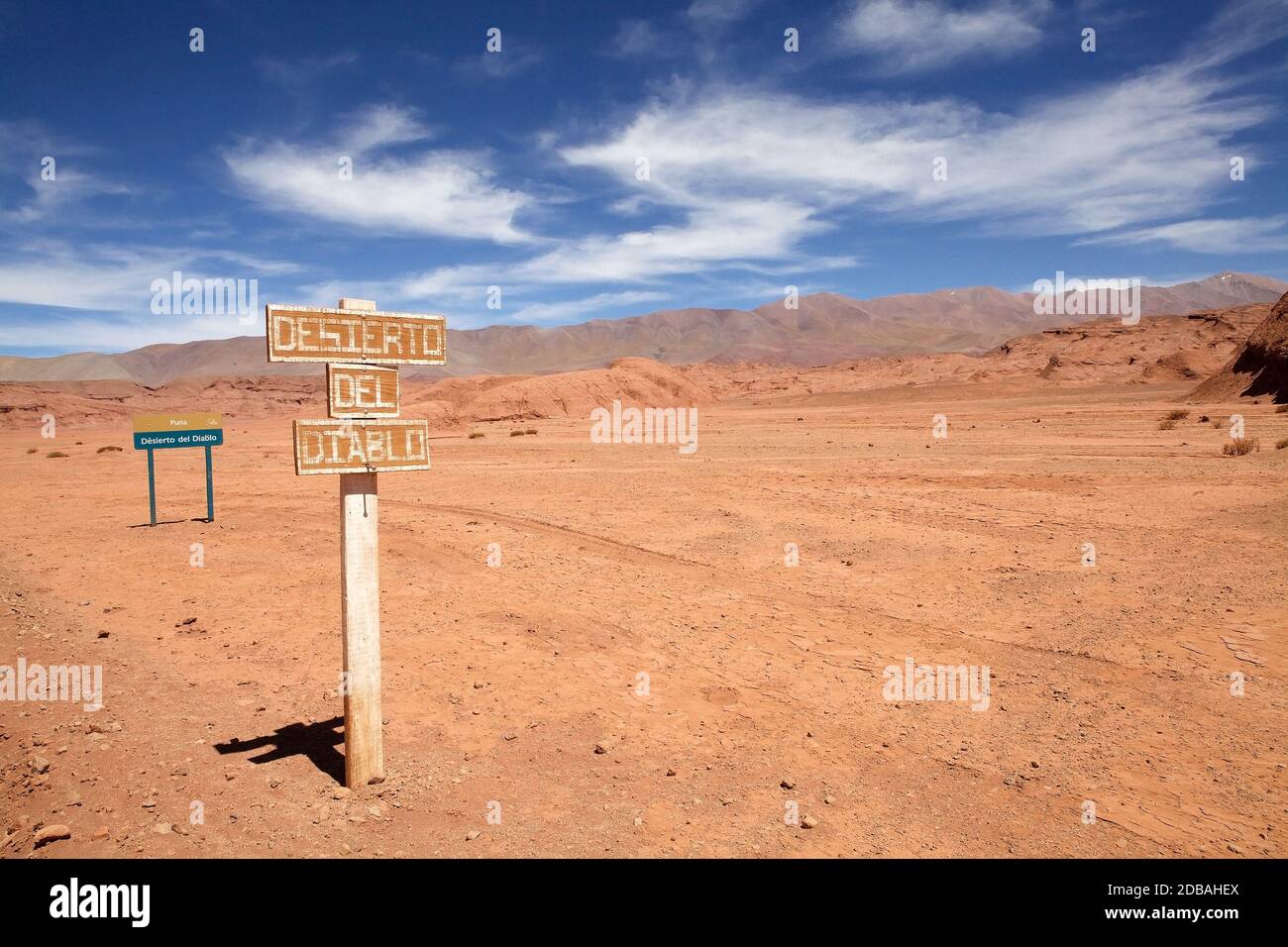 Desierto del Diablo, Devil Desert, landscape in Puna de Atacama ...
